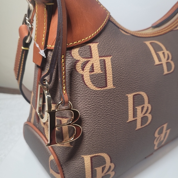 Dooney & Bourke | Bags | Nwt Dooney And Bourke Monogram Hobo Bag In ...